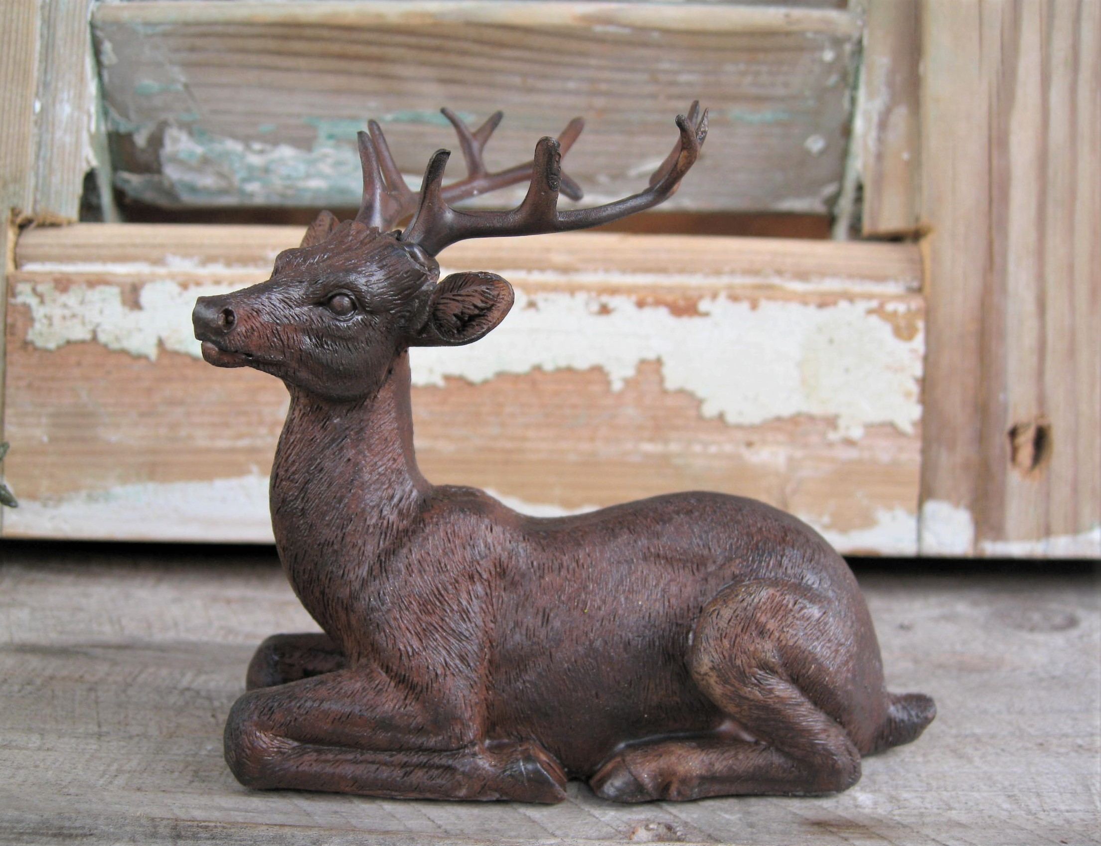 Kleiner Hirsch, liegend - Worpsweder Landzauber