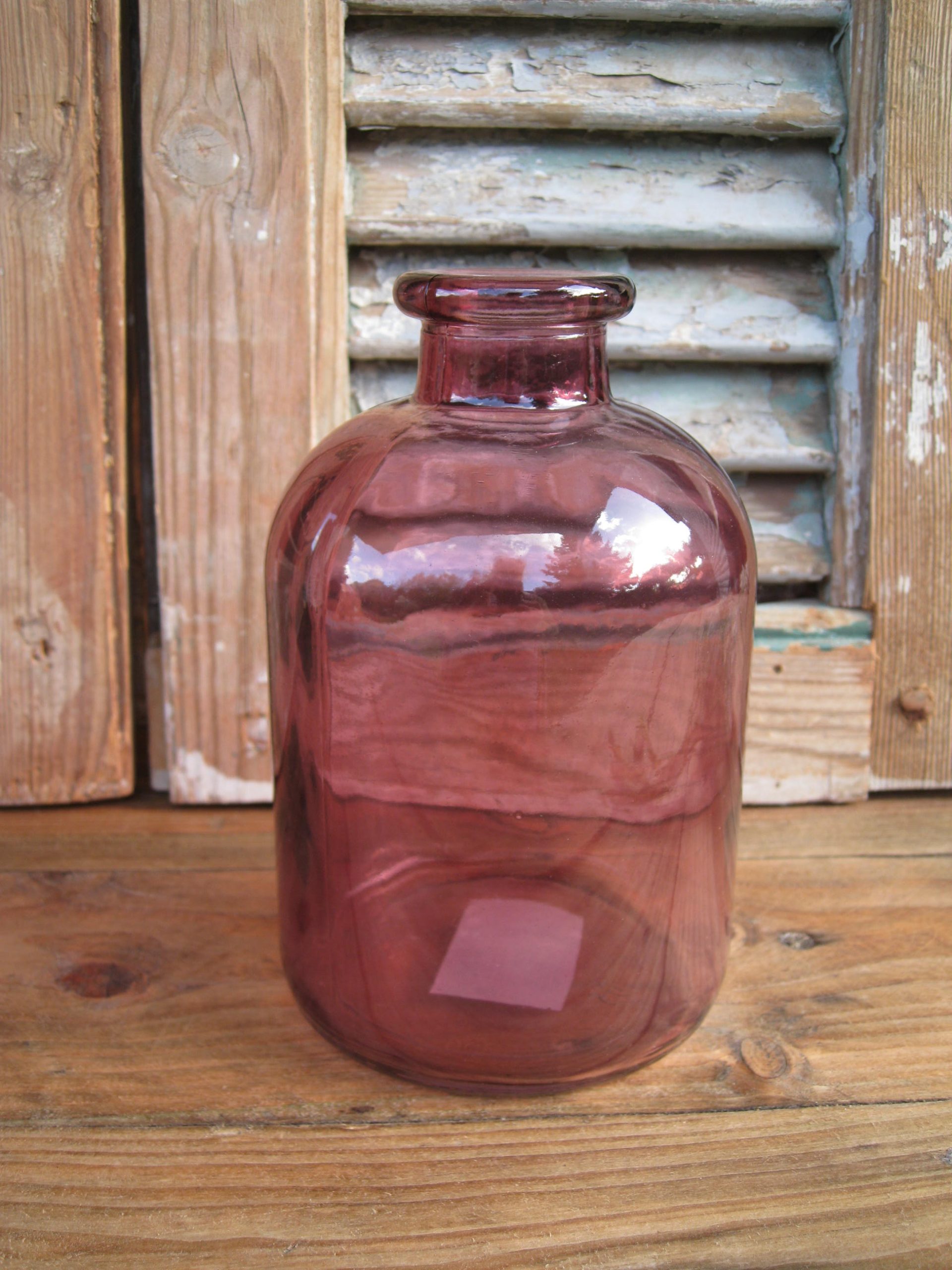 Vase "Bottle" rosa - Worpsweder Landzauber